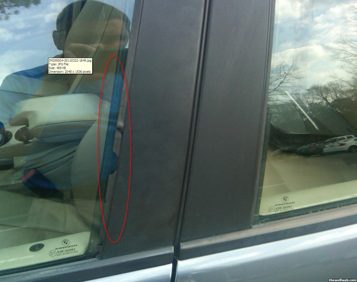 DIY: E46 (318i, sedan) - side mirror, window cover and frame covers ...